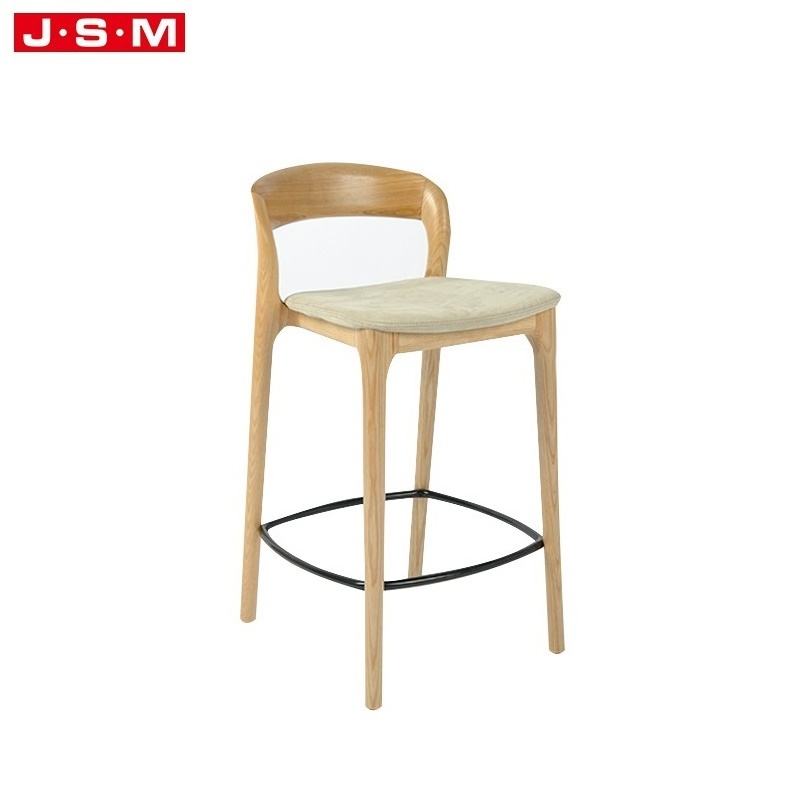 Modern Velvet Upholstered Wood Outdoor Night Club Bar Chair With ...