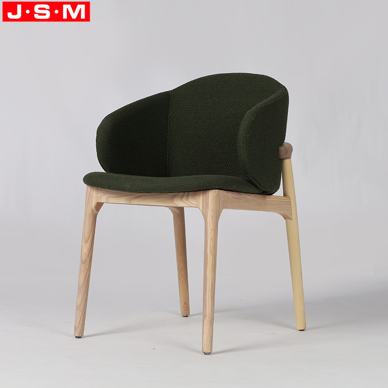 Green Restaurant Ash Timber Home Furniture Wooden Legs Dining Chair ...